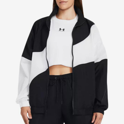 UA/安德玛正品Strom女士跑步训练运动宽松外套夹克1382762-001