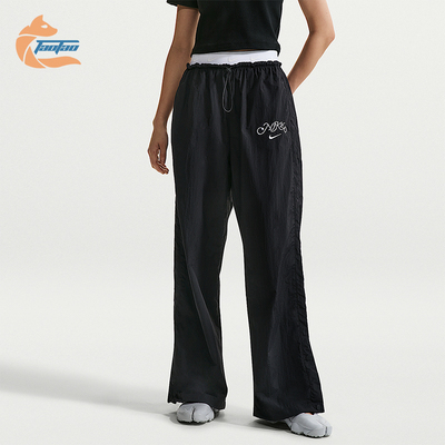 Nike/耐克正品Sportswear女士运动高腰降落伞时尚长裤IR7573-010