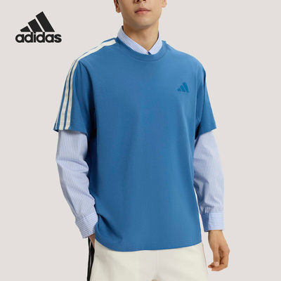 Adidas/阿迪达斯正品夏季男士复古运动经典运动透气短袖T恤KR2492