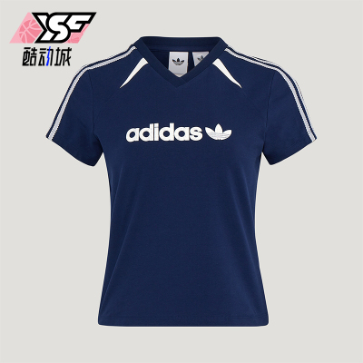 Adidas/阿迪达斯正品三叶草BLKTWT-SHIRT新款女经典短袖T恤KU4762