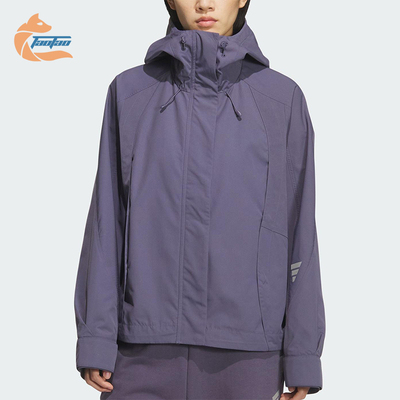 Adidas/阿迪达斯正品FOS W WVN JKT女士宽松保暖梭织外套KS0067