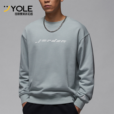 耐克男士宽松印花休闲圆领卫衣