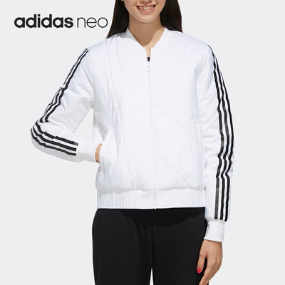 Adidas/阿迪达斯正品neo W SPRTY BMB女子冬季短款休闲棉服EI4405