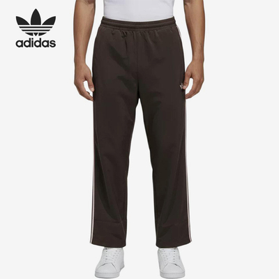 Adidas/阿迪达斯正品三叶草新款男棕黑棕色经典运动休闲裤KE3587