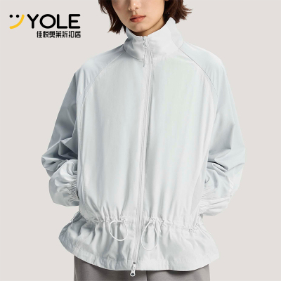 Adidas/阿迪达斯正品FOS WOVEN JACKET女士经典立领外套KU5355