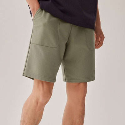 Skechers/斯凯奇正品夏季款男士口袋松紧日常针织短裤L225M184