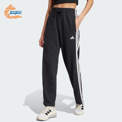 Adidas/阿迪达斯正品W 3S FT OH PT女士运动系带针织长裤JW7182