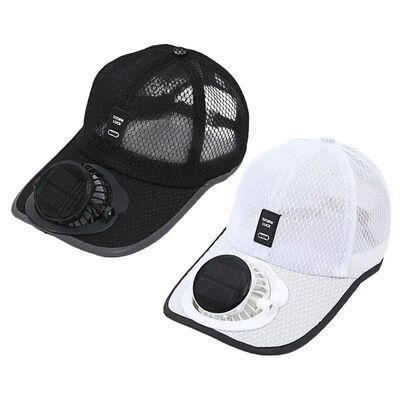 Breathable Sunhat with Solar Fan Outdoor Sun Protection Hat