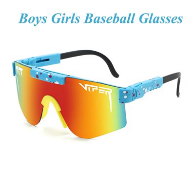 Age 5-16 Boys Girls PIT VIPER Sunglasses Youth Outdoor Baseb