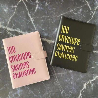 Envelope Challenge Binder Durable Portable 100 Envelope
