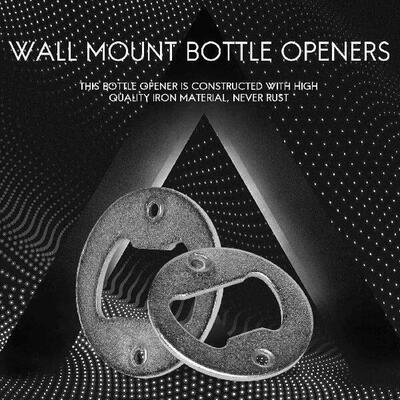 50 Set Bottle Opener Insert,Stainless Steel Round DIY
