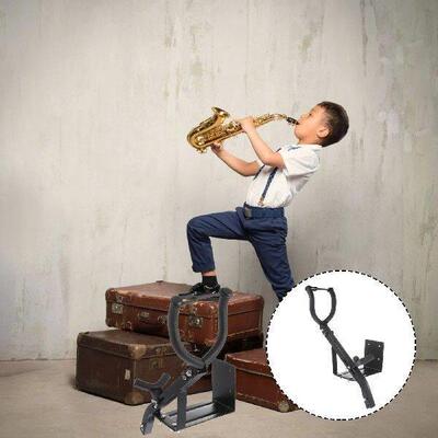 1pc Saxophone Stand Wall Mount Alto Holder Storage Iron