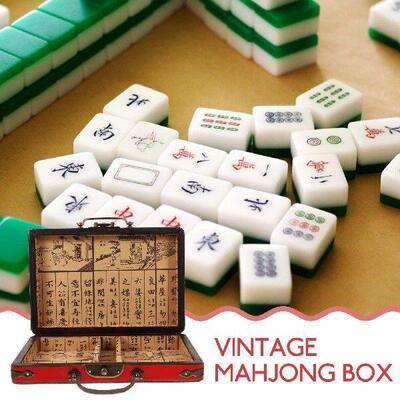 Household Mahjong Box Gift Shirt Boxes for Presents Retro