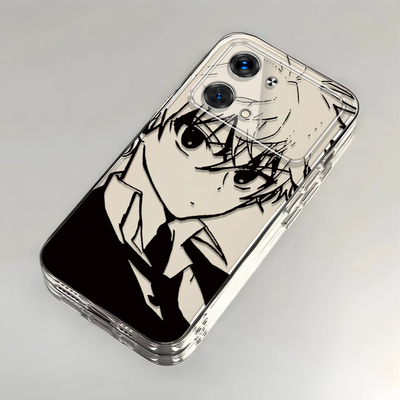 素描奇犽适用红米Note13RPro手机壳新款2311FRAFDC防摔镜头全包男女挂绳透明保护套高级时尚软壳个性小众情侣