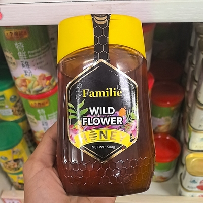 香港采购进口 Familie蜂蜜(土耳其)  -野花蜂巢蜂蜜850g