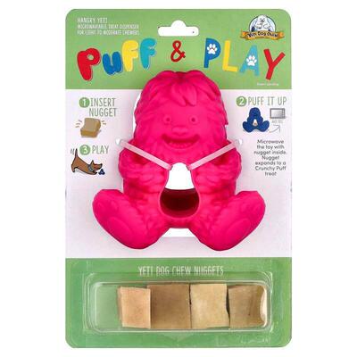 Yeti Dog Chew,Puff & Play, Treat Dispenser, Yeti Dog Che