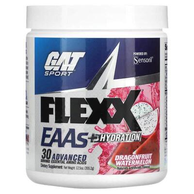 GAT,Flexx EAAs + Hydration, Dragonfruit Watermelon, 12.5 oz