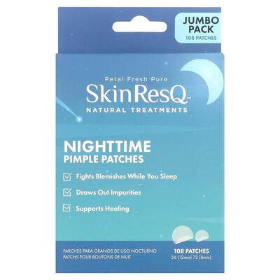 佩特斯,SkinResQ™, Nighttime Pimple Patches, 108 Patches