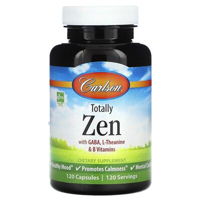 Carlson,Totally Zen with GABA, L-Theanine & B Vitamins,