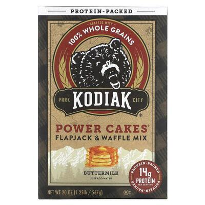 Kodiak Cakes,能量蛋糕，烙饼华夫饼混合料，巧克力碎，18 盎司（