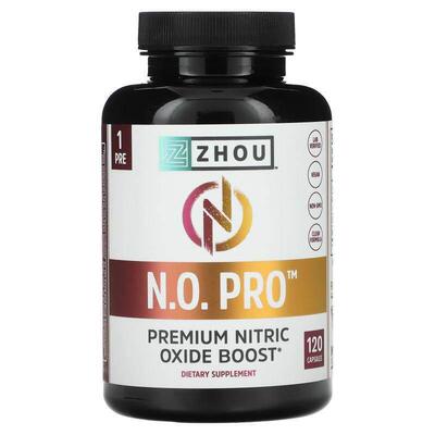 Zhou Nutrition,N.O.Pro，Premium Nitric Oxide Boost,，120 粒
