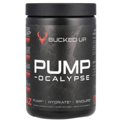 Bucked Up,Pump-Ocalypse, Blue Raz, 13.69 oz (359.85 g)