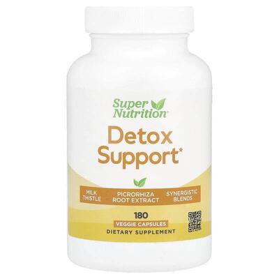 Super Nutrition,Detox Support, 180 Veggie Capsules