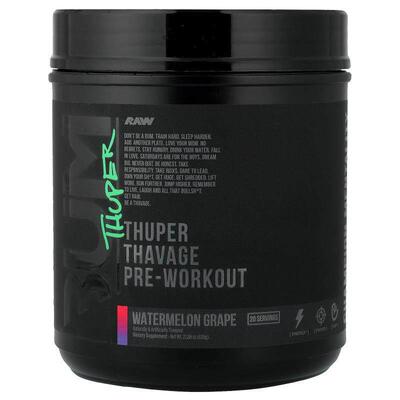 Raw Nutrition,Bum, Thuper Thavage Pre-Workout, Watermelon Gr