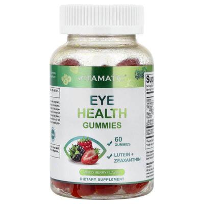 Vitamatic,Eye Health Gummies, Mixed Berry, 60 Gummies