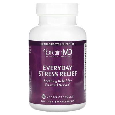 BrainMD,Everyday Stress Relief, 120 Vegan Capsules