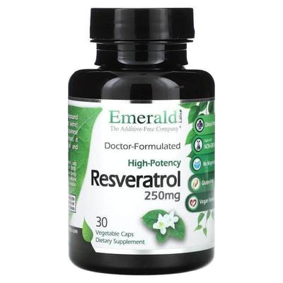 Emerald Laboratories,Resveratrol, 250 mg, 30 Vegetable Caps