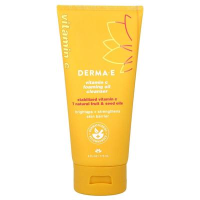 DERMA E,Vitamin C Foaming Oil Cleanser, 6 fl oz (175 ml)