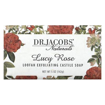 Dr. Jacobs Naturals,Loofah Exfoliating Castile Bar Soap, Luc