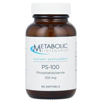 Metabolic Maintenance,PS-100, 100 mg, 60 Softgels