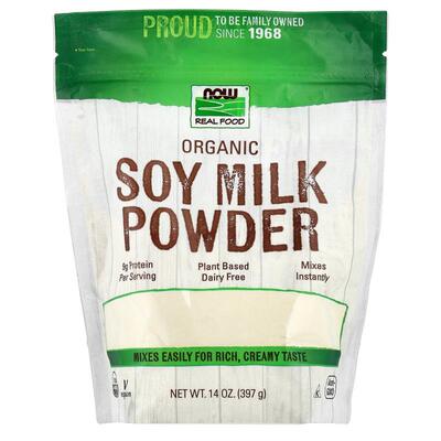 诺奥,Real Food, Organic Soy Milk Powder, 14 oz (397 g)
