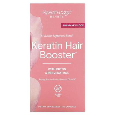 Reserveage Nutrition,角蛋白护发胶囊，含生物维生素和白藜芦醇6