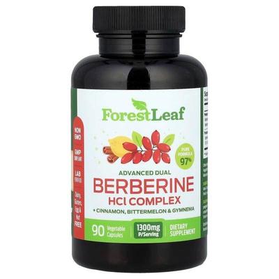 Forest Leaf,Advanced Dual Berberine HCl Complex + Cinnamon,