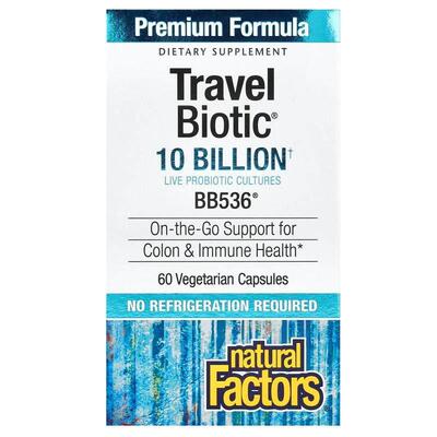 Natural Factors Travel BioticBB536 100 亿益生菌维护肠道健康