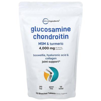 Micro Ingredients,Glucosamine Chondroitin, MSM & Turmeric, 3
