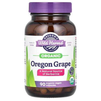 Oregons Wild Harvest,Organic Oregon Grape, 90 Organic Vegan