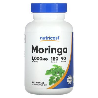 Nutricost,Moringa, 500 mg, 180 Capsules
