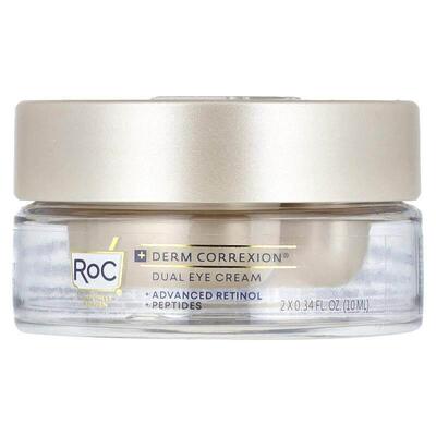 洛克,Derm Correxion®, Dual Eye Cream, Advanced Retinol &