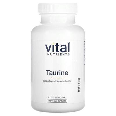 Vital Nutrients,牛磺酸120 粒素食胶囊