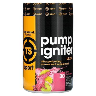 Top Secret Nutrition, LLC,Sport, Pump Igniter Black, Ultra P