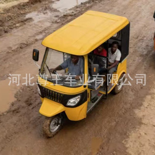 TVS9人坐tuk-tuk跨骑嘟嘟车燃油三轮摩托车拉客三轮车源头出口厂