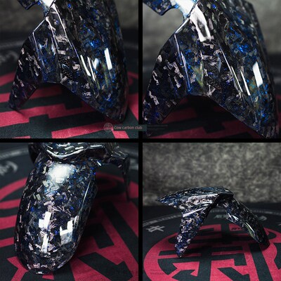 小牛电动Ncqi Uqi+9电动汽车E200P改进型碳纤维蜂窝斜纹锻造前挡