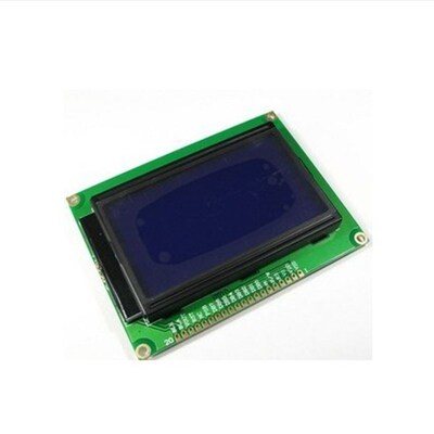 12864液晶屏 带中文字库 LCD 蓝屏 带背光 ST7920 标准屏12864