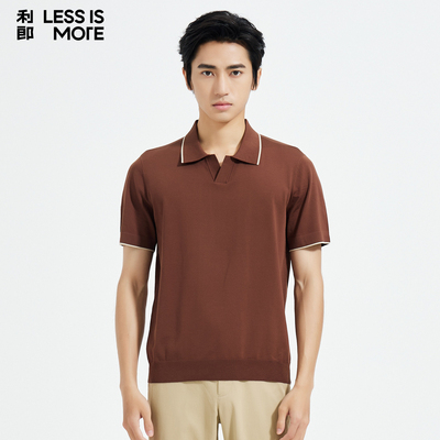 【可机洗毛衫】利郎奥莱短袖polo衫2026年夏新款翻领休闲时尚上衣