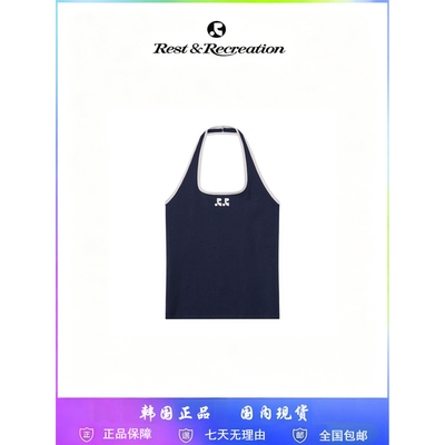 rest&recreation挂脖吊带背心潮