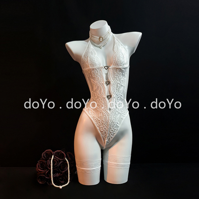 doYo白色情趣内衣2026新款性感小胸连体衣服女纯欲诱惑战袍qqny